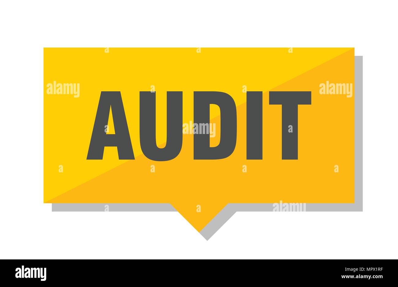 audit yellow square price tag Stock Vector Image & Art - Alamy