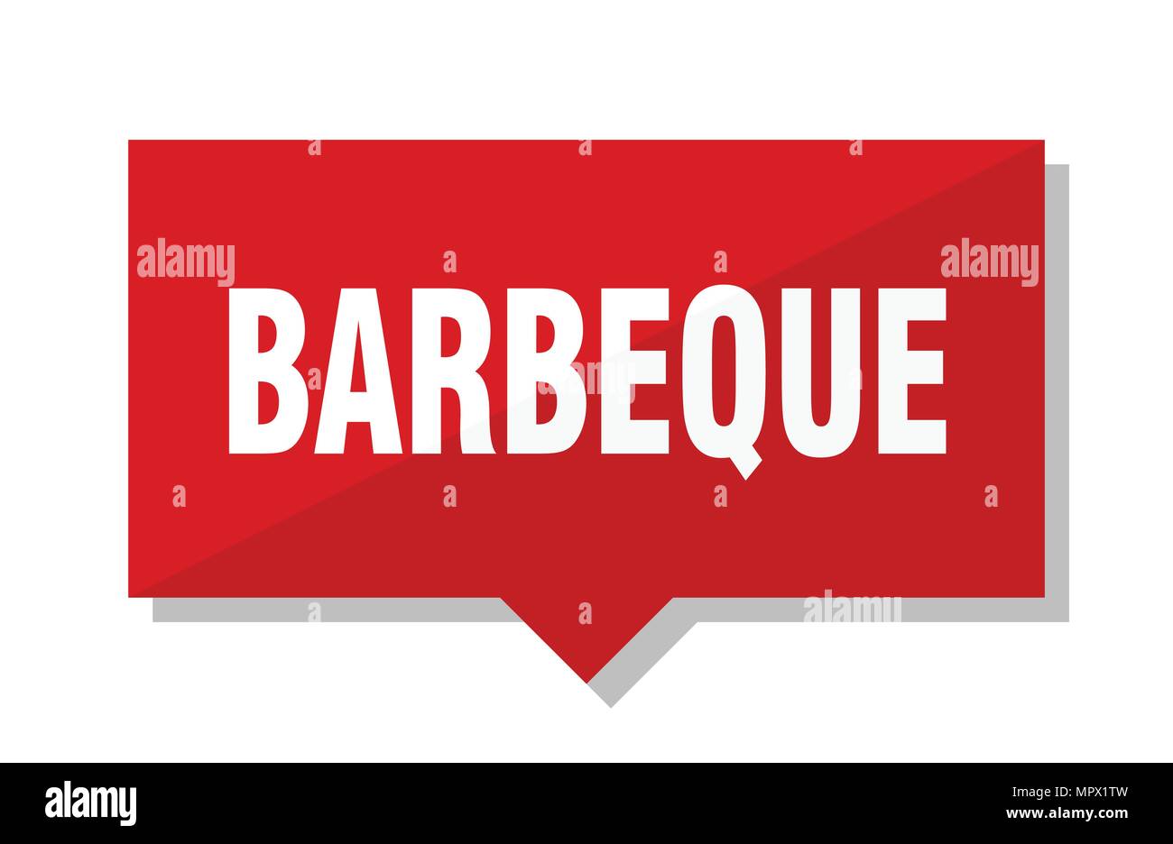 barbeque red square price tag Stock Vector Image & Art - Alamy