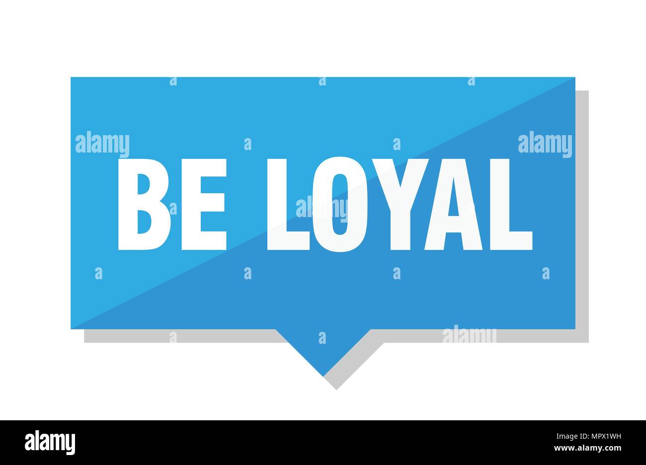be loyal blue square price tag Stock Vector Image & Art - Alamy
