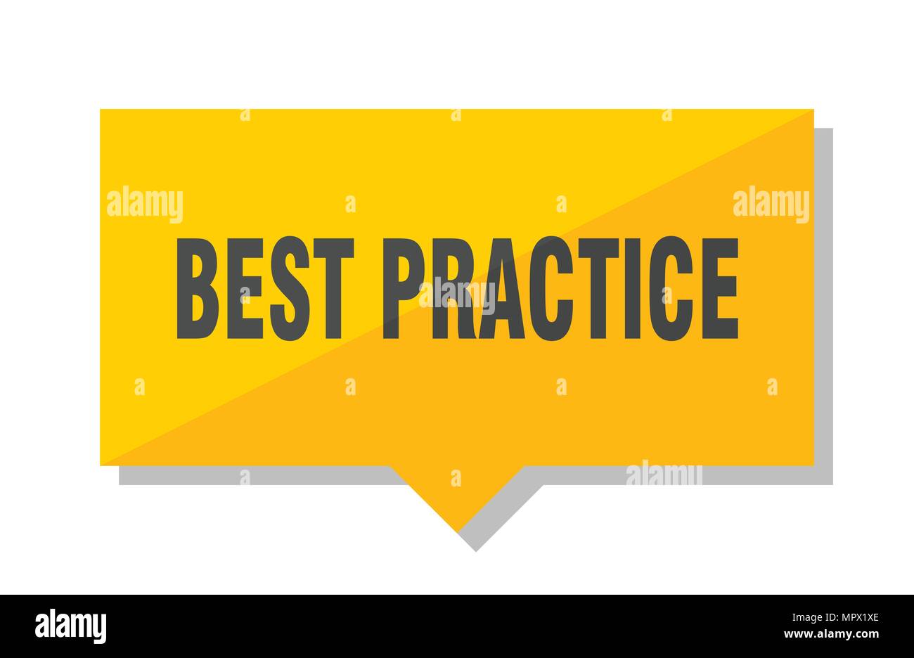 best practice yellow square price tag Stock Vector Image & Art - Alamy