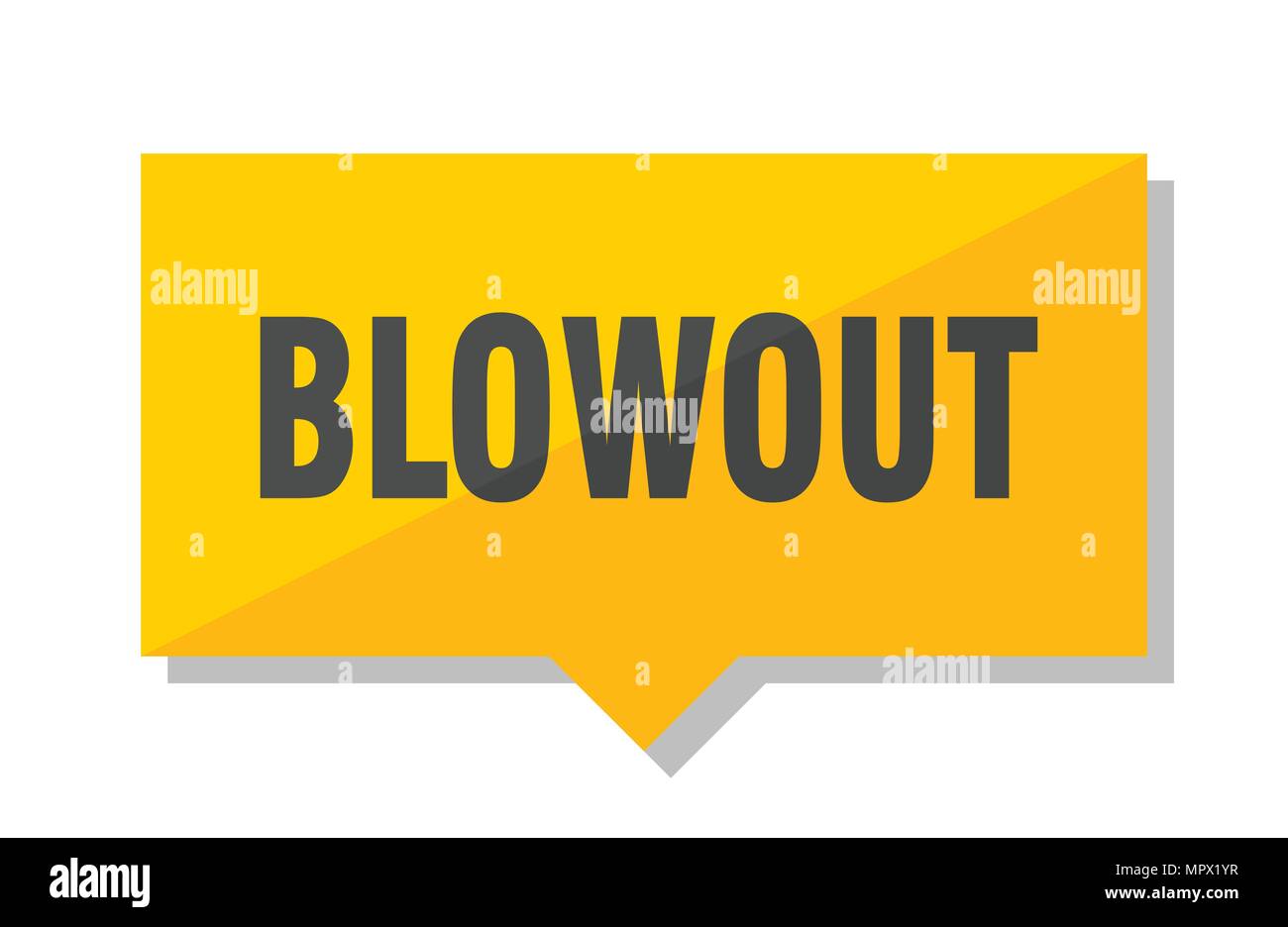 blowout yellow square price tag Stock Vector Image & Art - Alamy