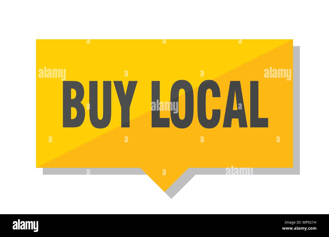 Buy local label orange Stock Vector Images - Alamy