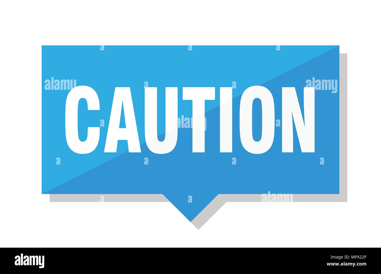 caution blue square price tag Stock Vector Image & Art - Alamy
