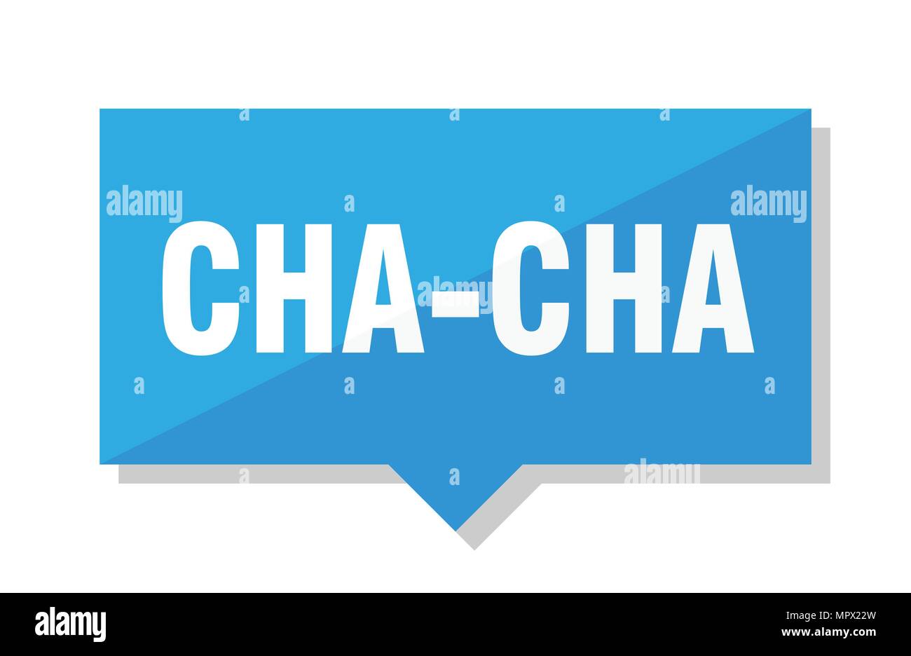 cha-cha blue square price tag Stock Vector Image & Art - Alamy