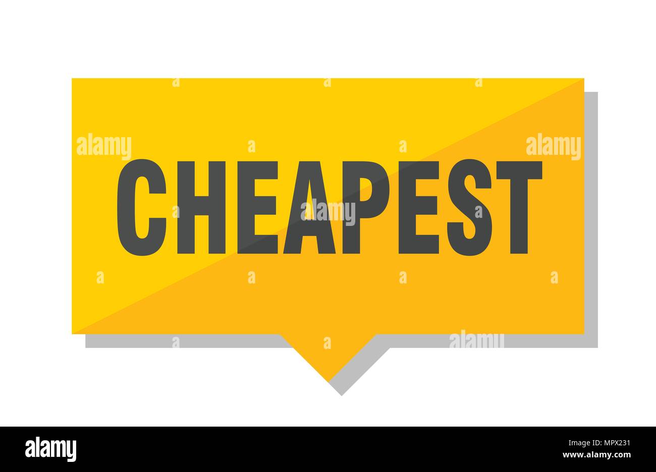 cheapest yellow square price tag Stock Vector Image & Art - Alamy