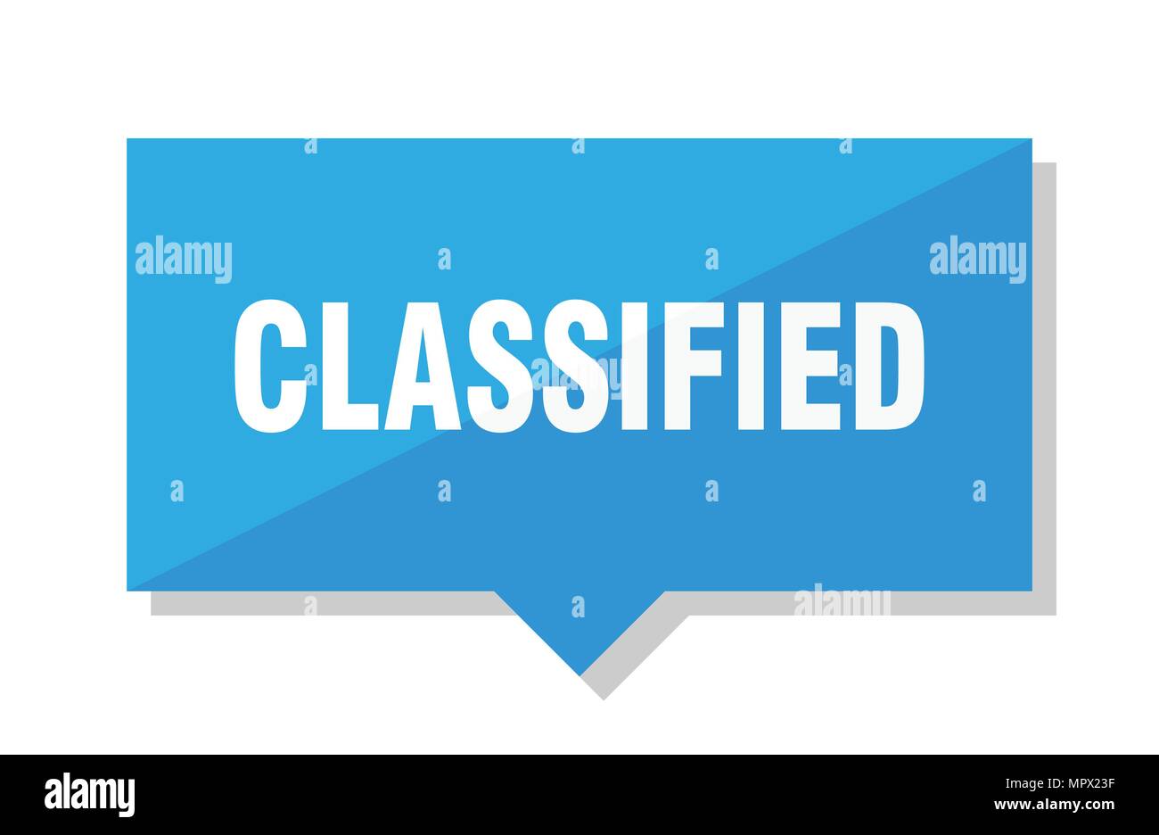 classified blue square price tag Stock Vector Image & Art - Alamy