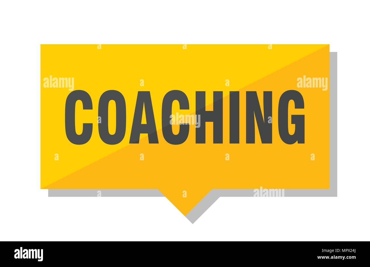 coaching yellow square price tag Stock Vector Image & Art - Alamy