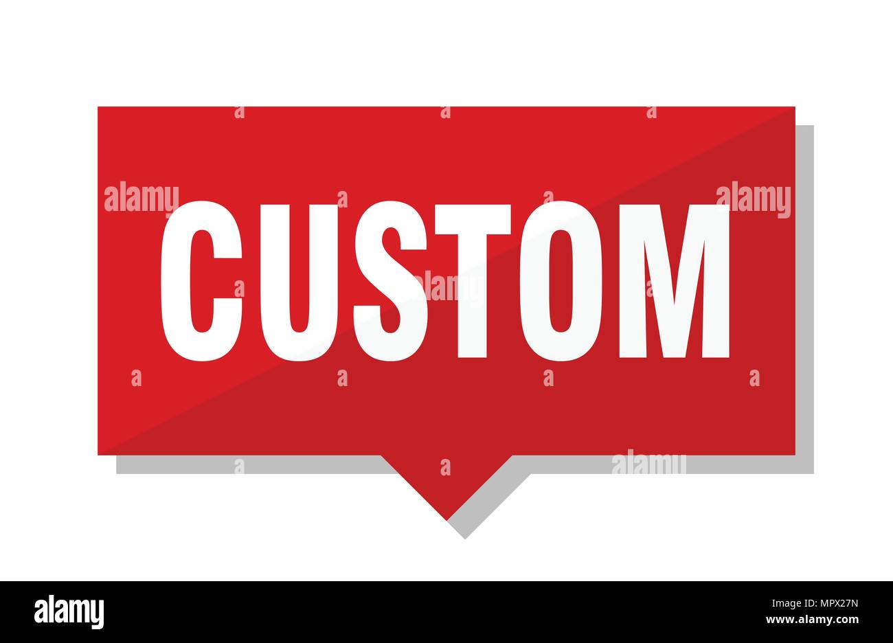 custom red square price tag Stock Vector Image & Art - Alamy
