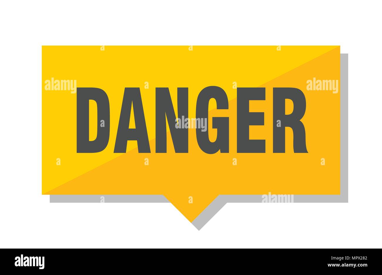 danger yellow square price tag Stock Vector Image & Art - Alamy