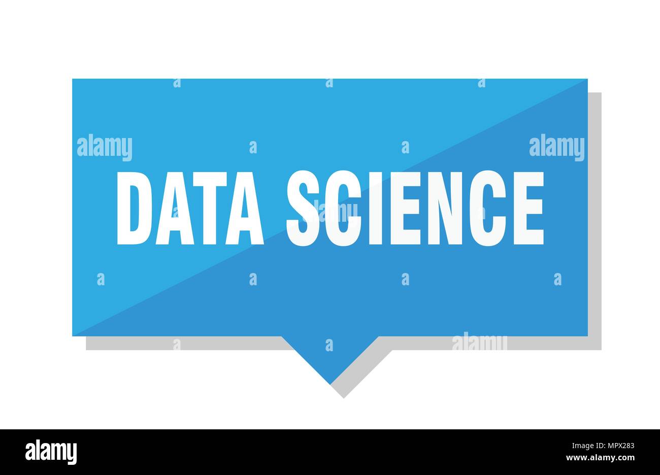 data science blue square price tag Stock Vector Image & Art - Alamy