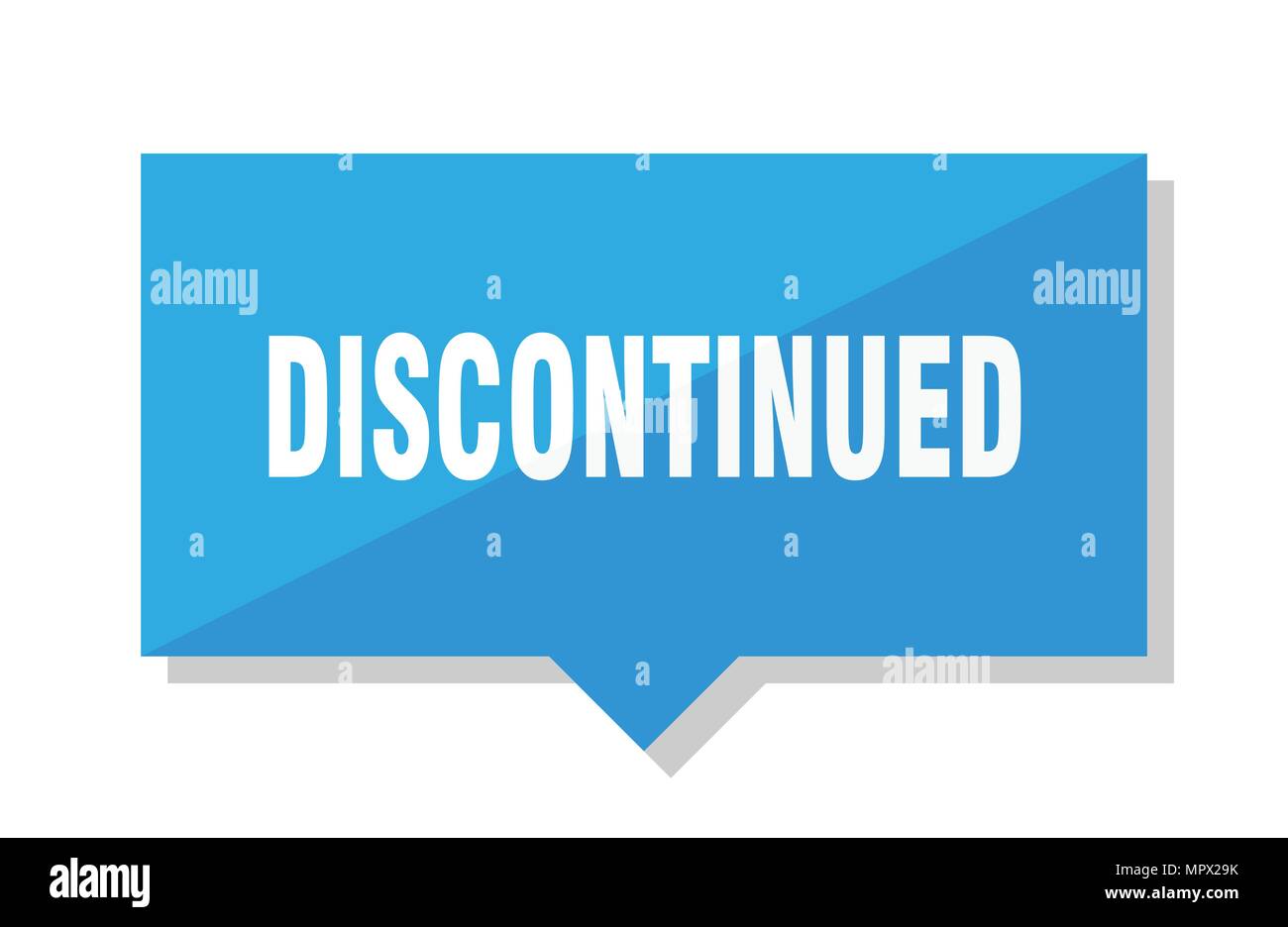 discontinued blue square price tag Stock Vector Image & Art - Alamy