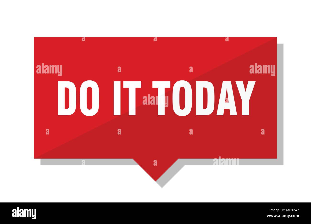 do it today red square price tag Stock Vector Image & Art - Alamy