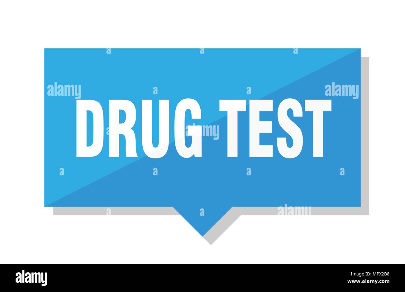 drug test blue square price tag Stock Vector Image & Art - Alamy