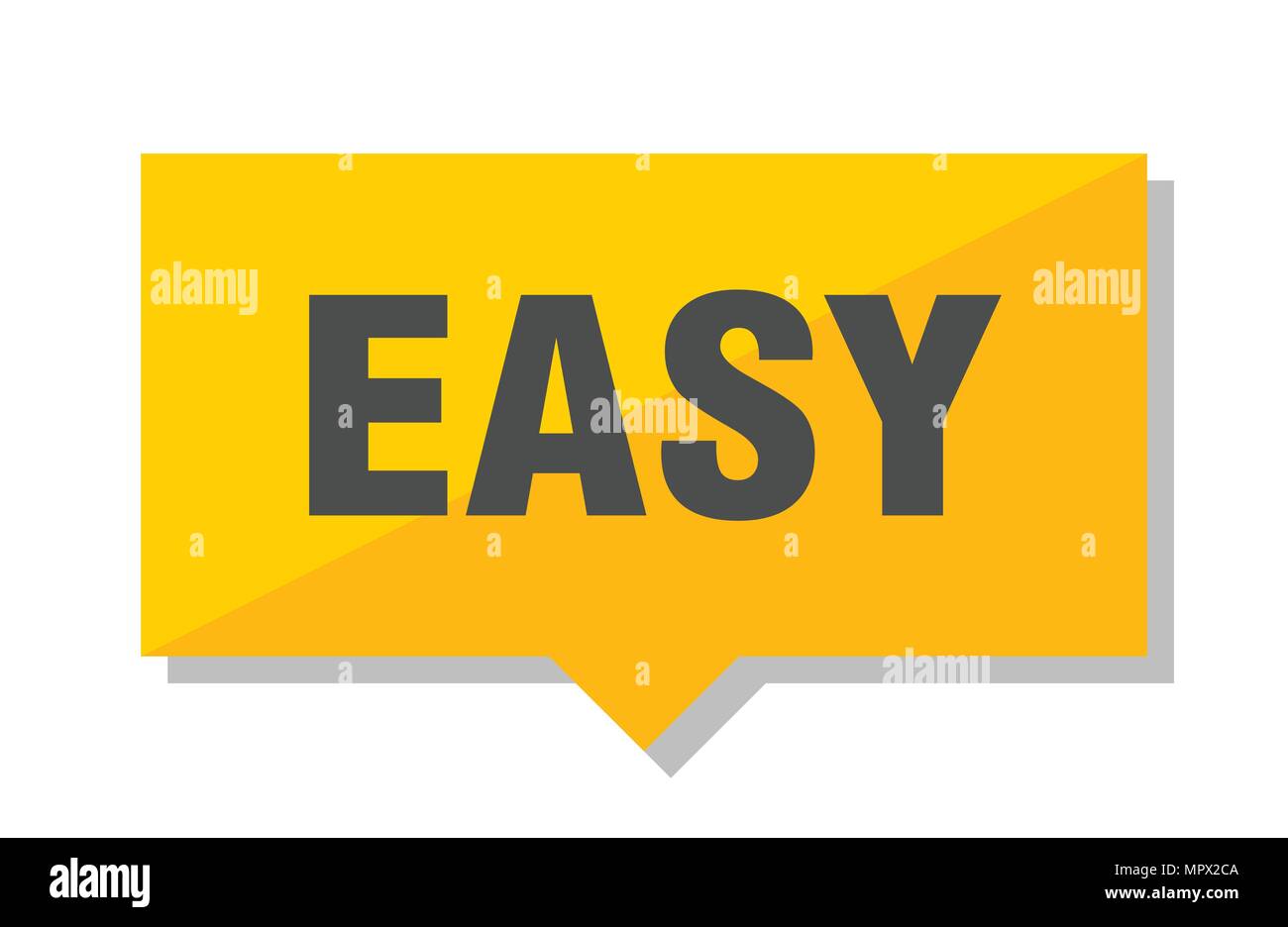 easy yellow square price tag Stock Vector Image & Art - Alamy