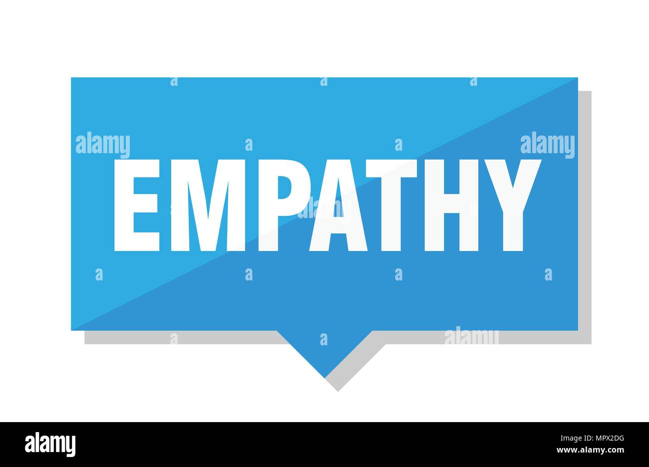 empathy blue square price tag Stock Vector Image & Art - Alamy