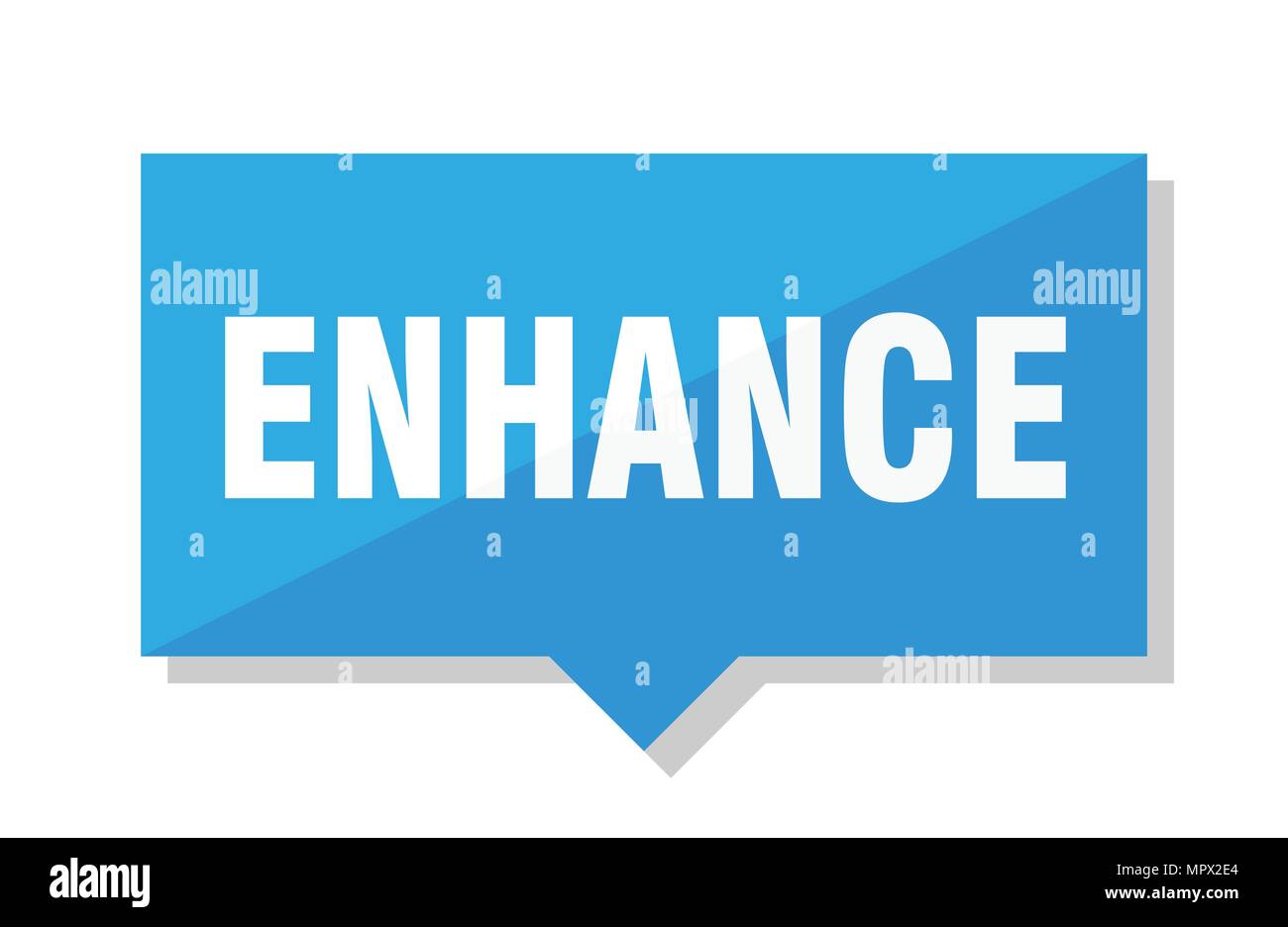 enhance blue square price tag Stock Vector Image & Art - Alamy