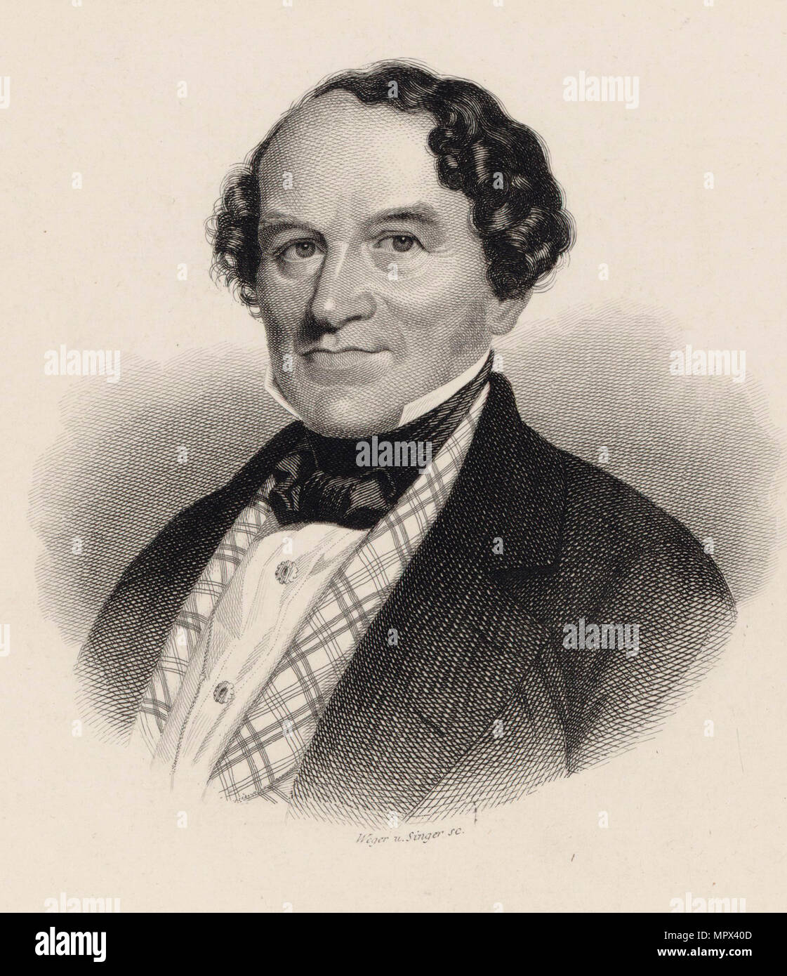 Portrait of the composer Conradin Kreutzer (1780-1849 Stock Photo - Alamy