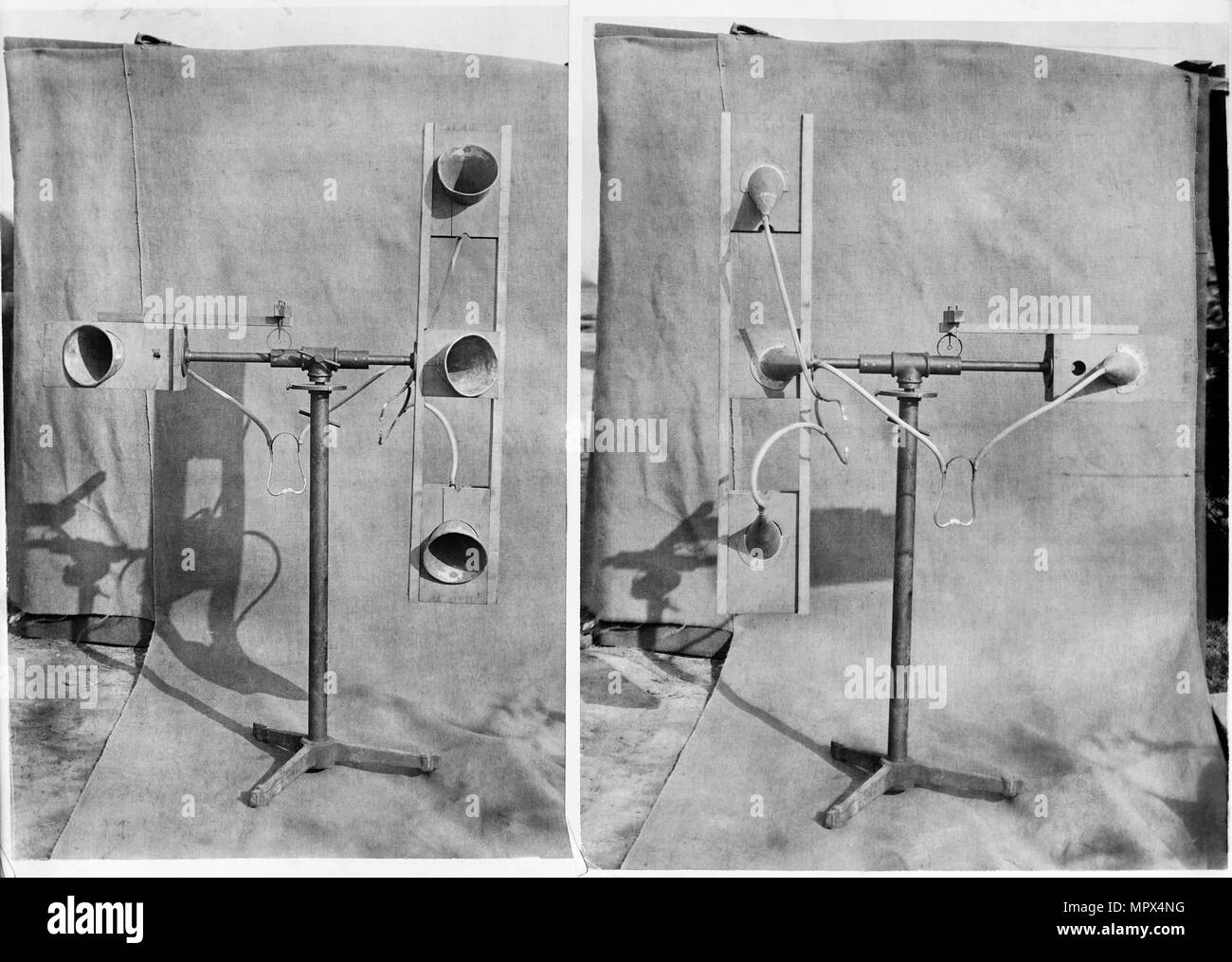 Air raid warning device, World War I, 1918. Artist: Adolph Augustus ...