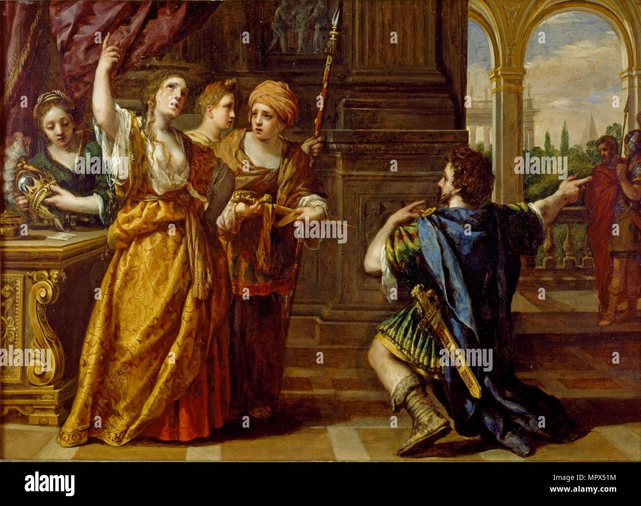 The Oath of Semiramis, c1623-1624. Artist: Pietro da Cortona Stock ...