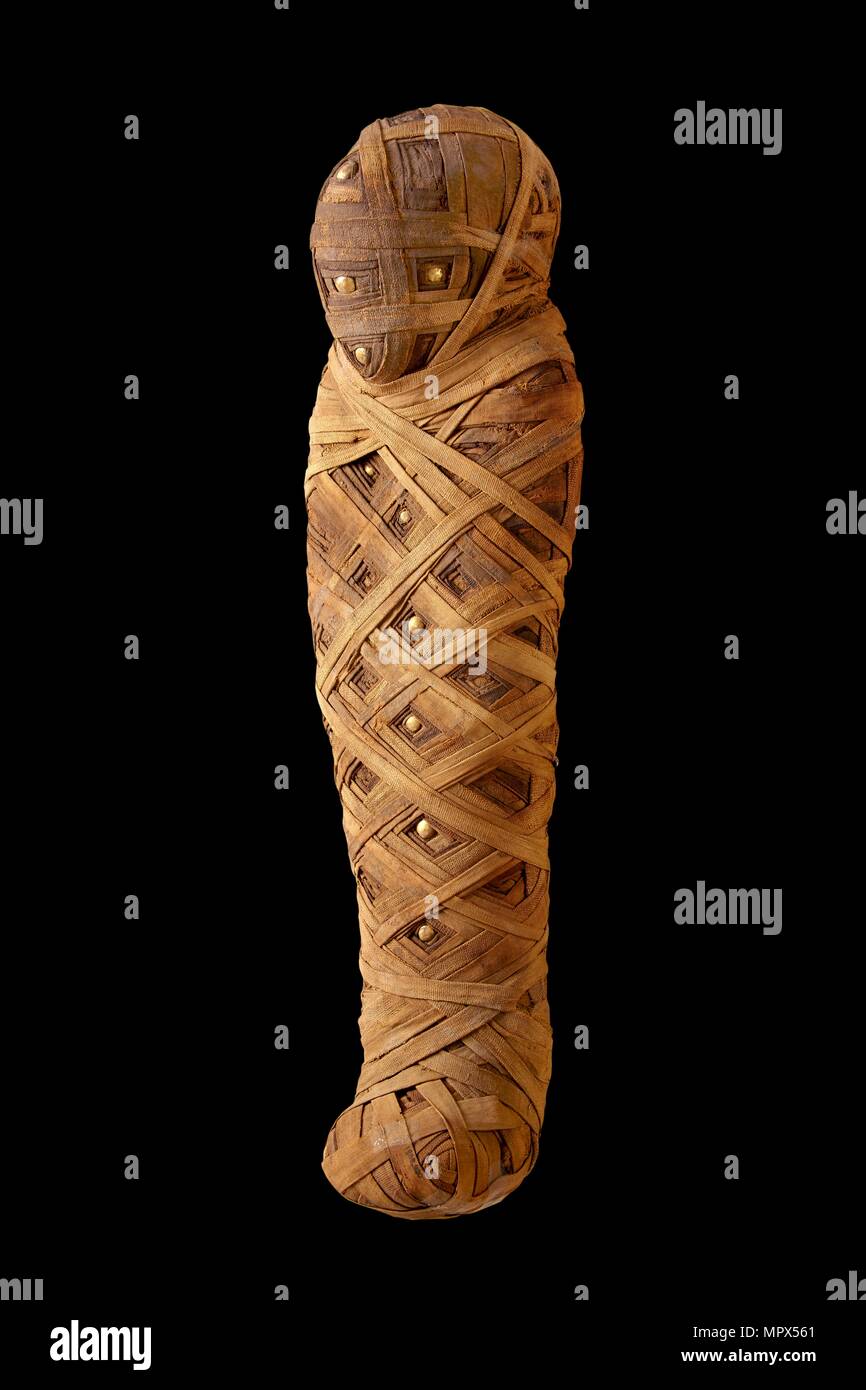 Mummified child, 2nd Century. Artist: Unknown Stock Photo - Alamy