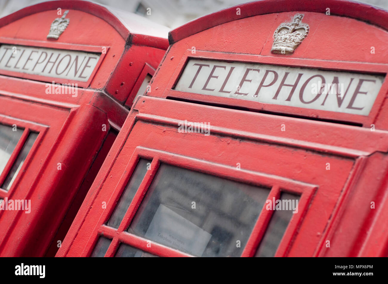 Typical english telephone boxes hi-res stock photography and images - Alamy