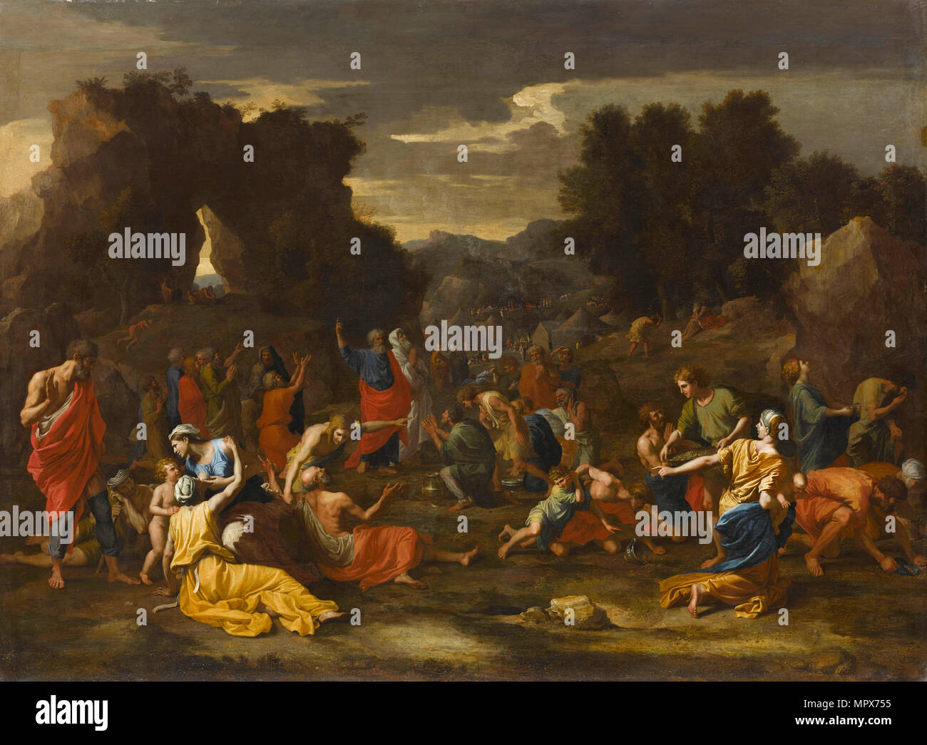 Gathering Of The Manna Stock Photos & Gathering Of The Manna Stock ...