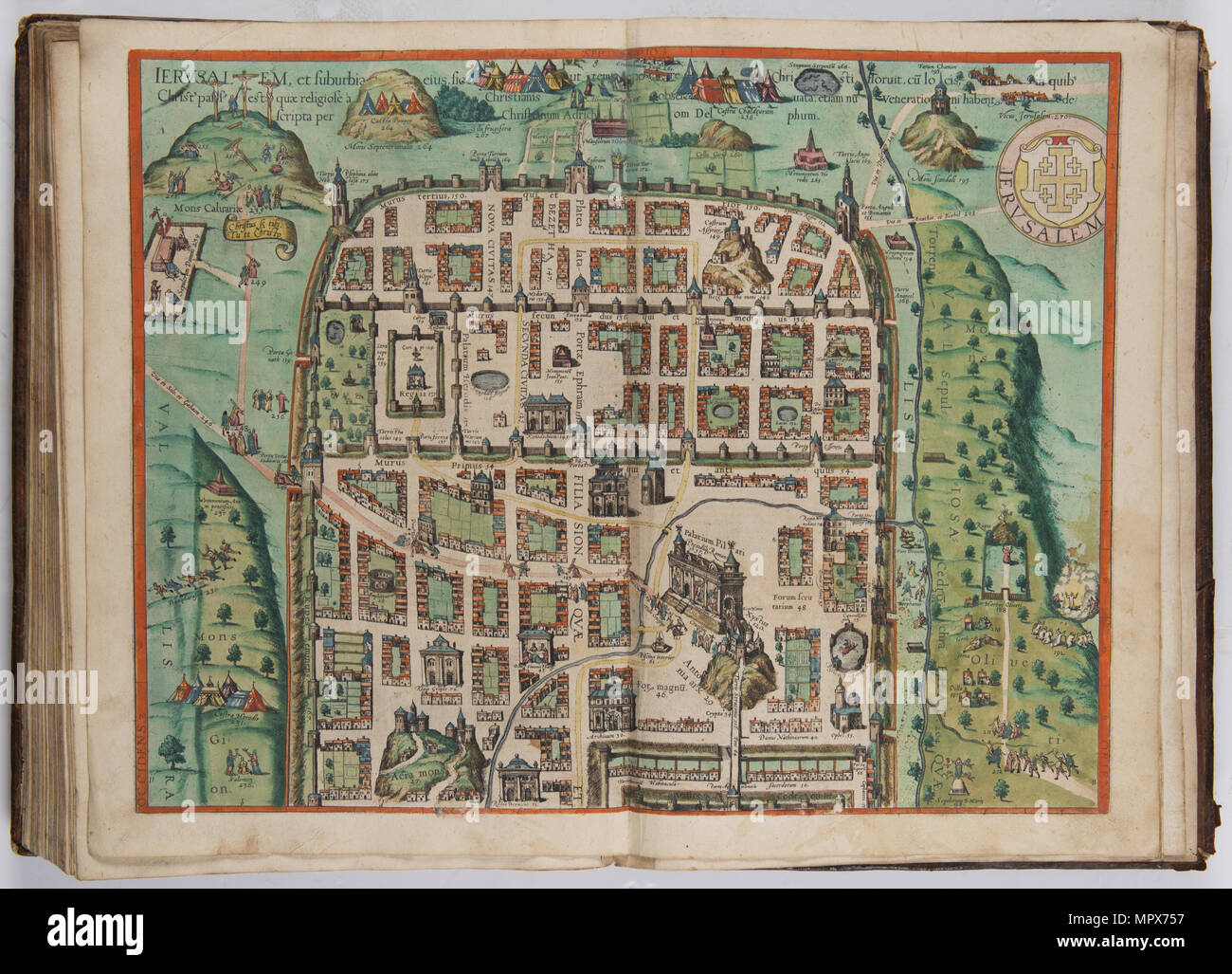 Jerusalem map hi-res stock photography and images - Alamy