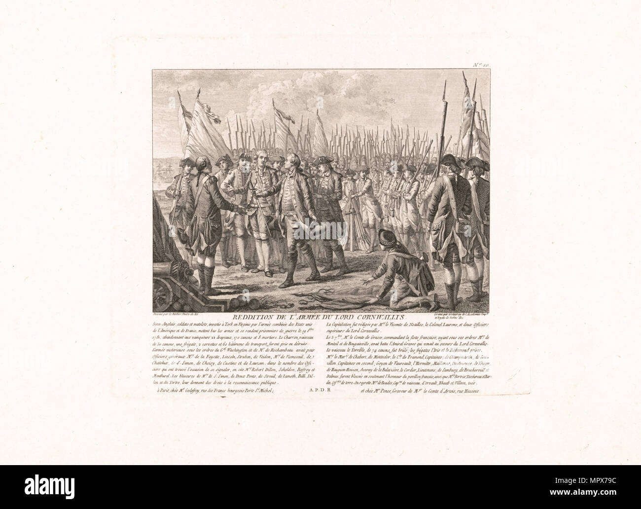 Surrender at yorktown 1781 hi-res stock photography and images - Alamy