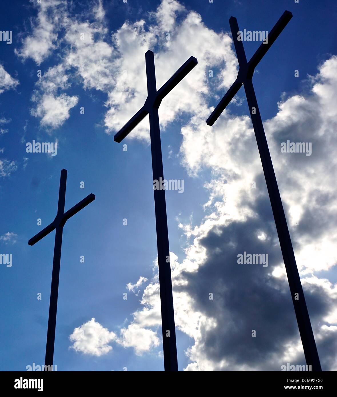 3 crosses hi-res stock photography and images - Alamy