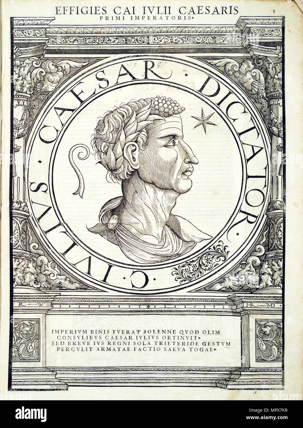 Iulius Caesar (100 BC - 44 BC), 1559 Stock Photo - Alamy