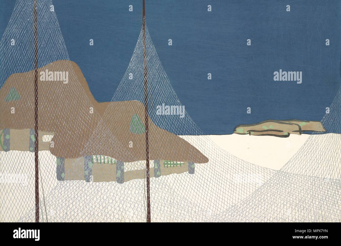 Gyoson, from Momoyo-gusa (The World of Things) Vol I, pub.1909 (colour ...