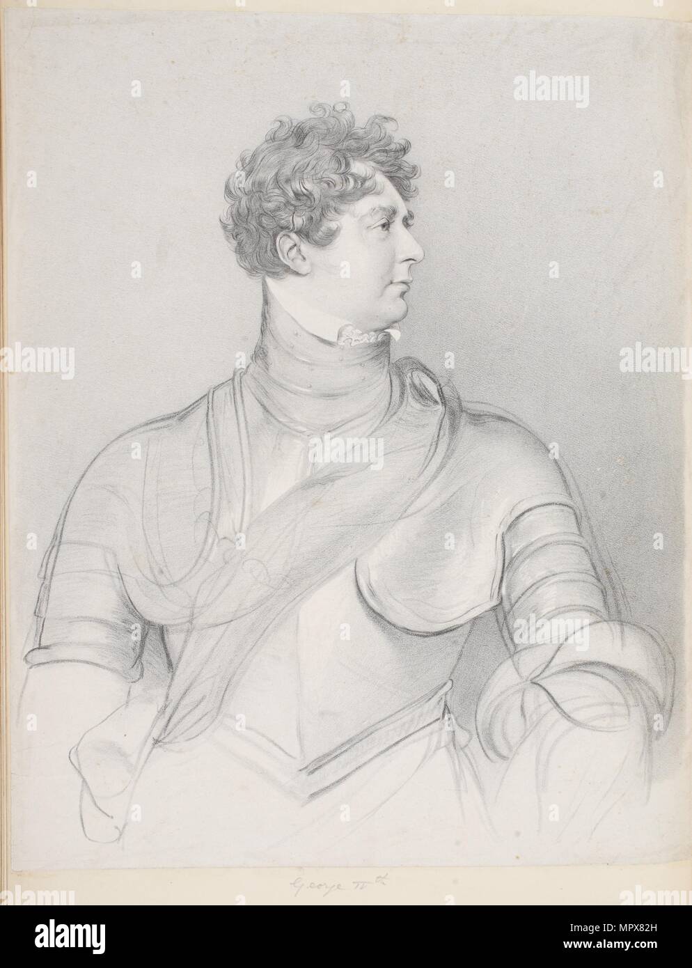 George IV (1762 - 1830), (pencil drawing Stock Photo - Alamy