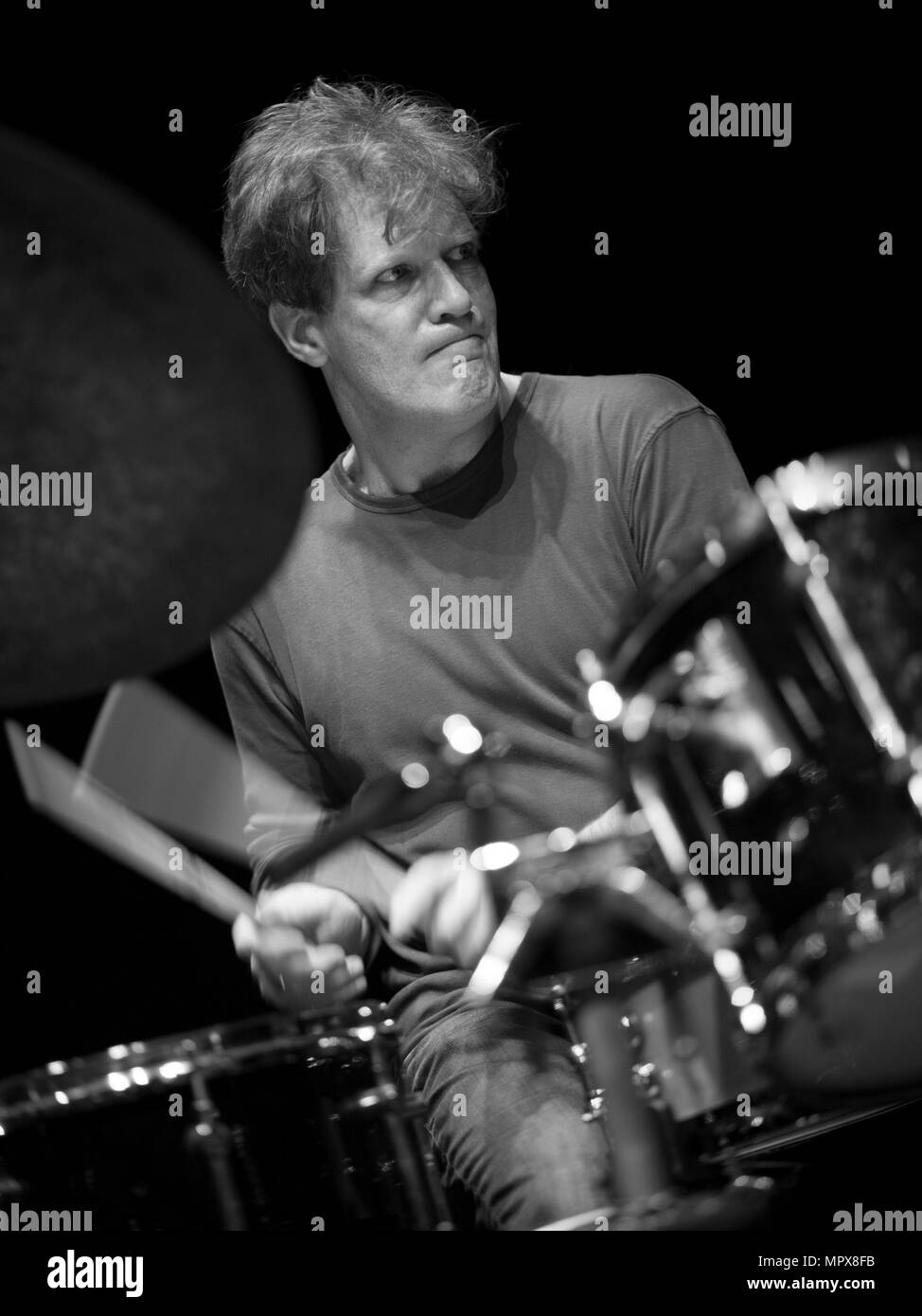 Gary Husband, 2010. Artist: Alan John Ainsworth Stock Photo - Alamy