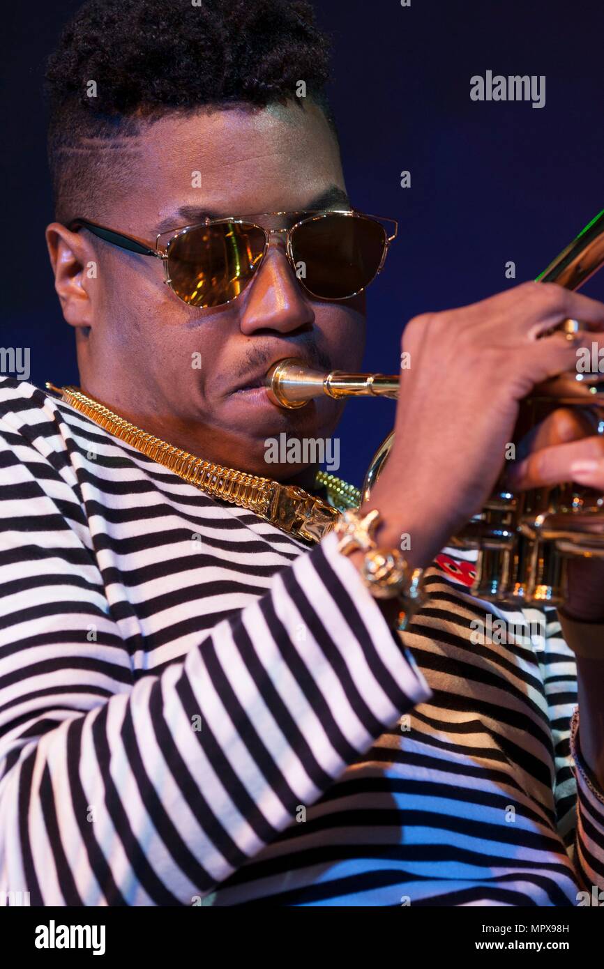 Christian Scott Artist: Alan John Ainsworth Stock Photo - Alamy