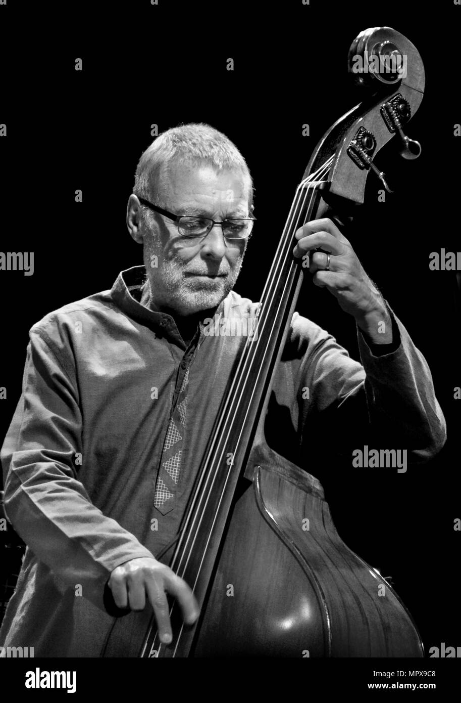 Dave Holland, 2017. Artist: Alan John Ainsworth Stock Photo - Alamy