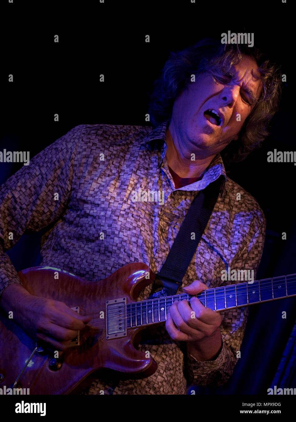 John Etheridge, 2017. Artist: Alan John Ainsworth Stock Photo - Alamy