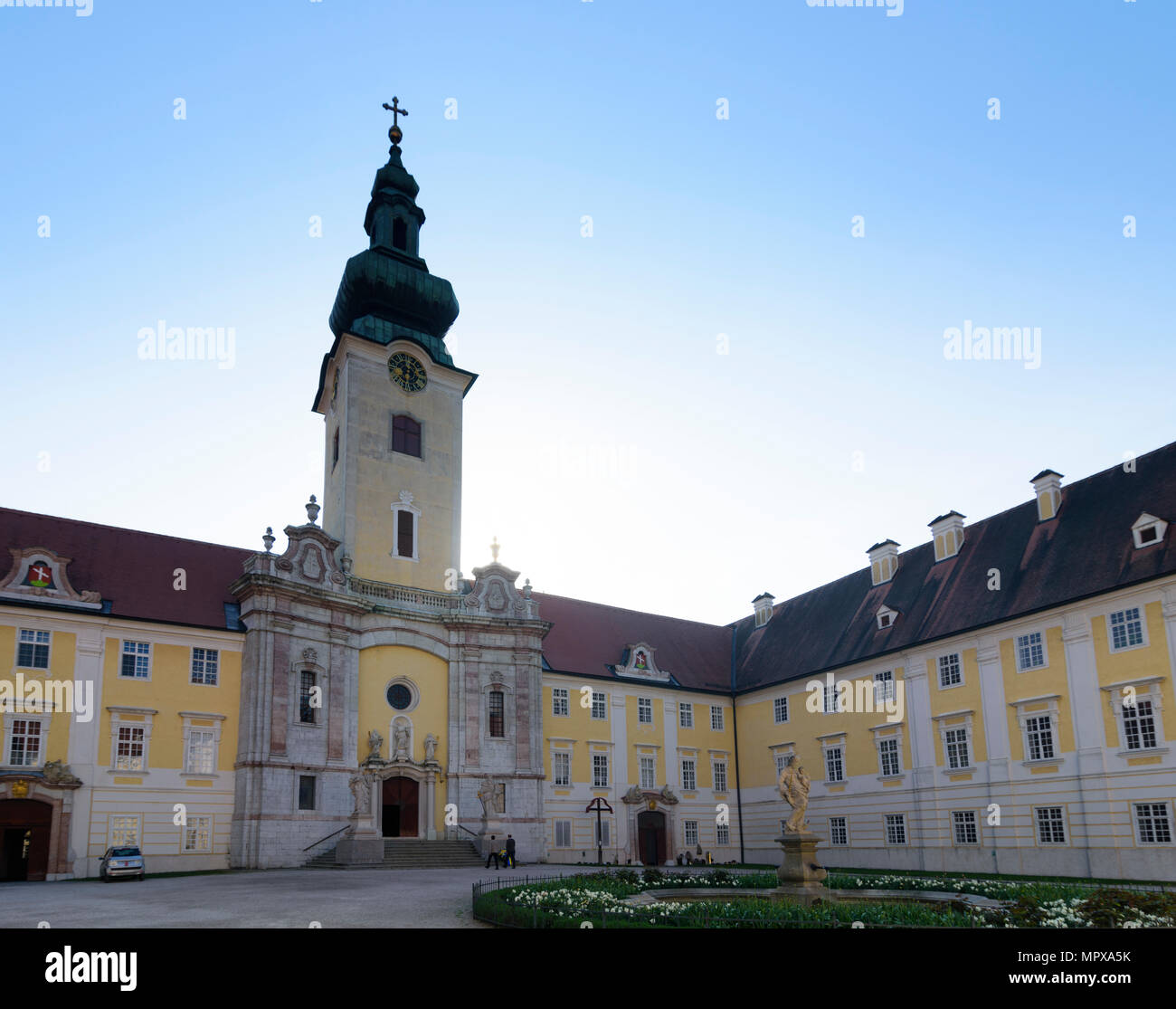 Courtyard of monastery stift seitenstetten hi-res stock photography and ...