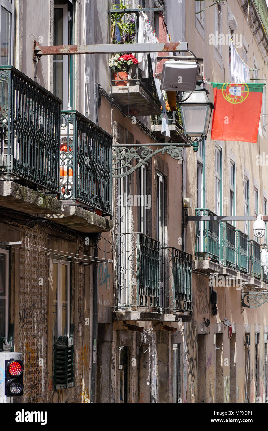 Old red light district lisbon hi-res stock photography and images - Alamy