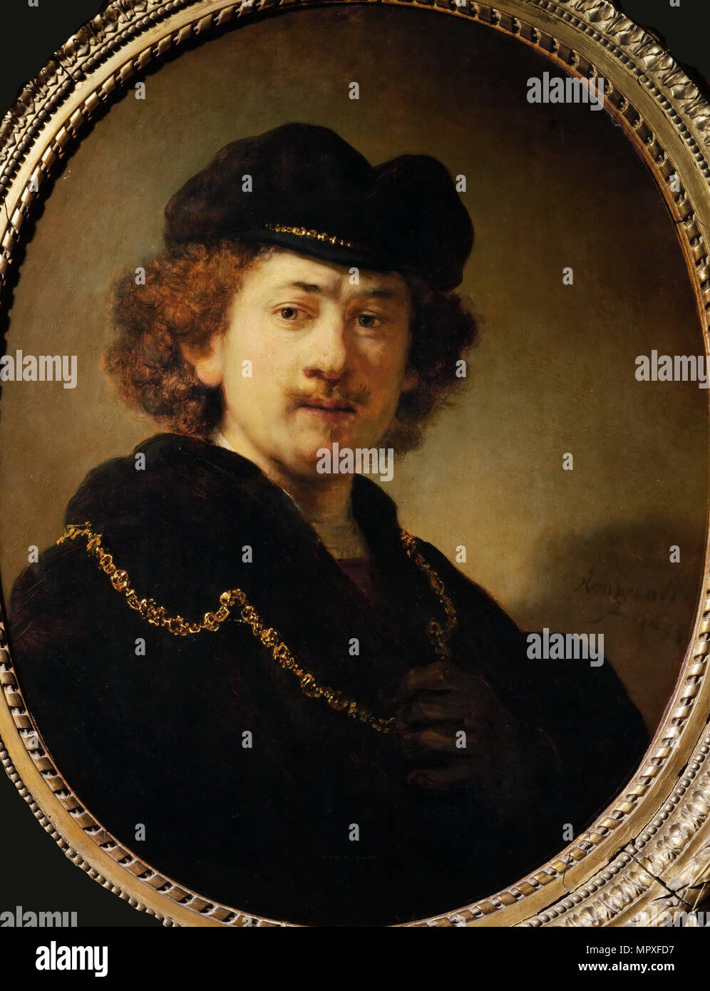 Self portrait with chain hi-res stock photography and images - Alamy