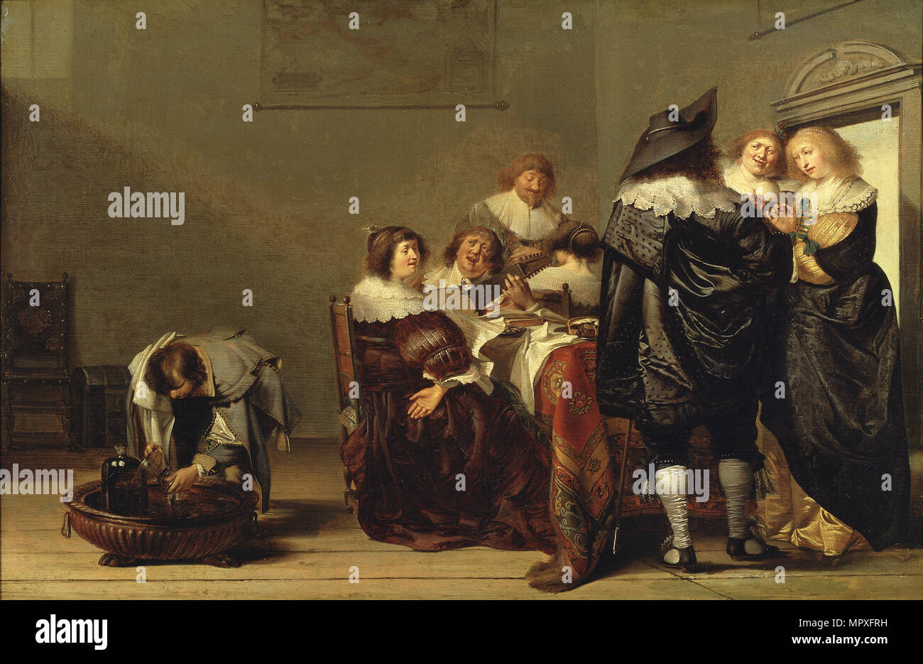 Baroque music party hi-res stock photography and images - Alamy