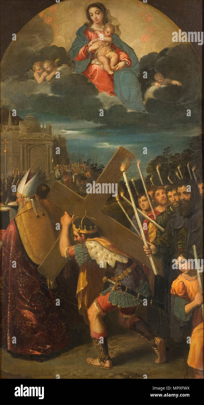 Emperor Heraclius returns the True Cross to Jerusalem Stock Photo - Alamy