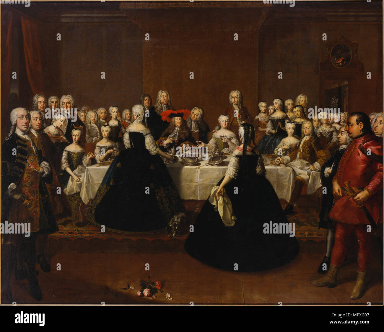 Feast table court vienna hi-res stock photography and images - Alamy