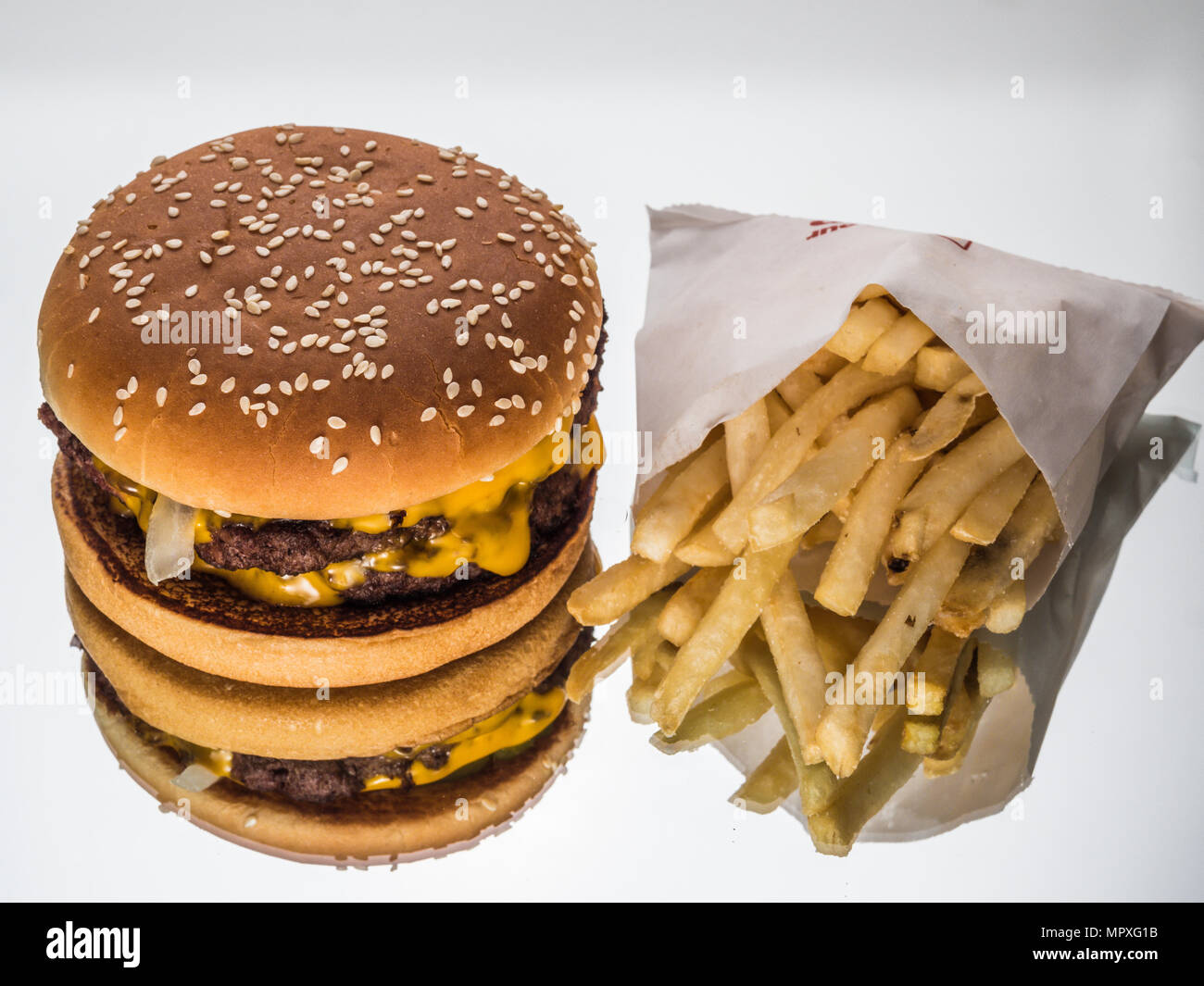 Pattie and chips hi-res stock photography and images - Alamy