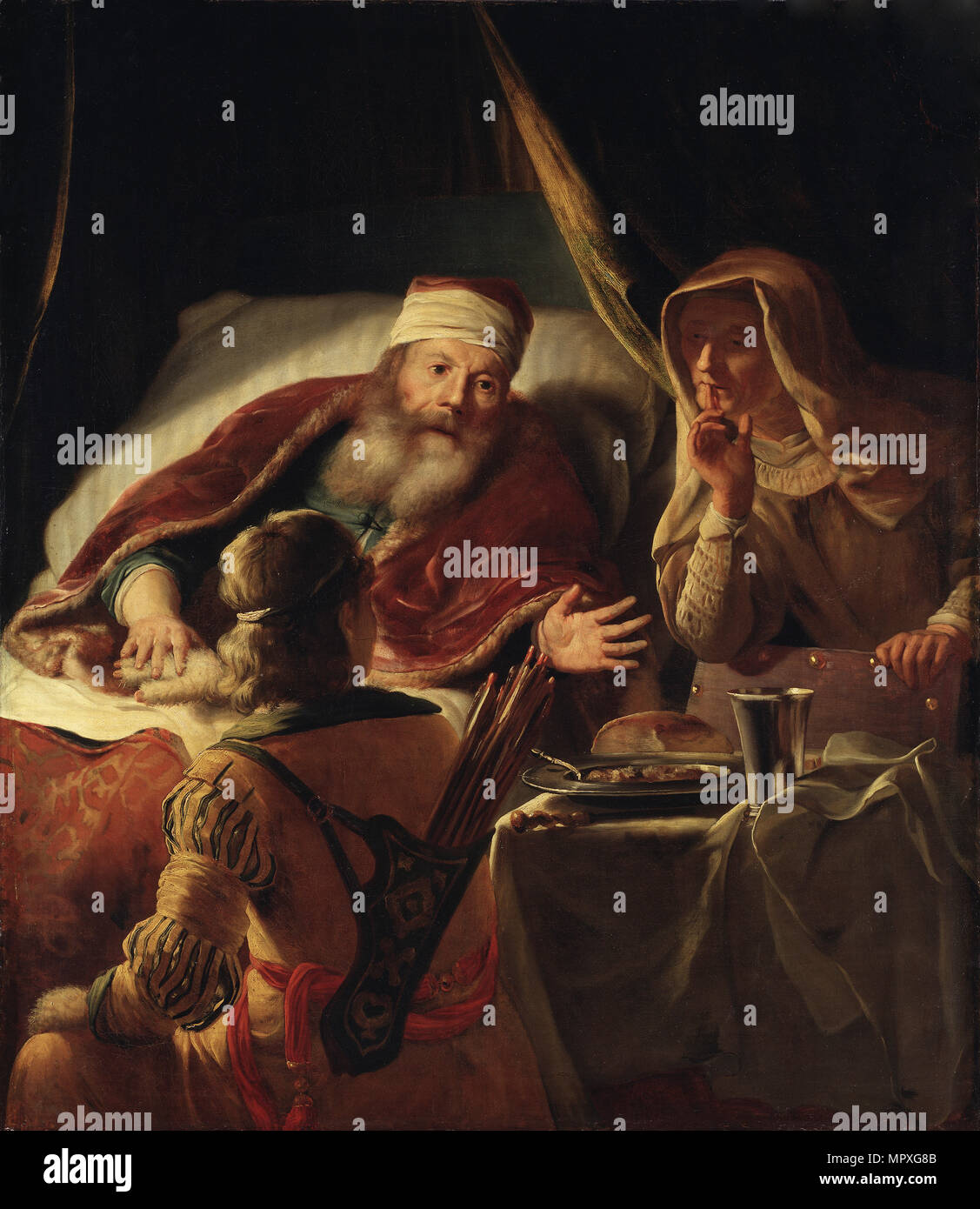 Isaac blessing jacob hi-res stock photography and images - Alamy