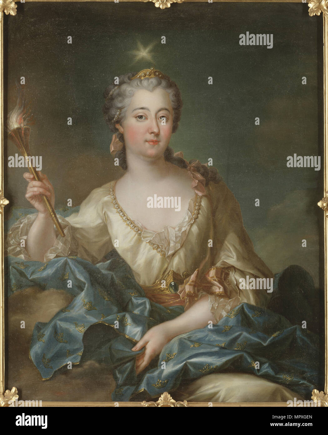 Portrait of Louisa Ulrika of Prussia (1720-1782), Queen of Sweden Stock ...