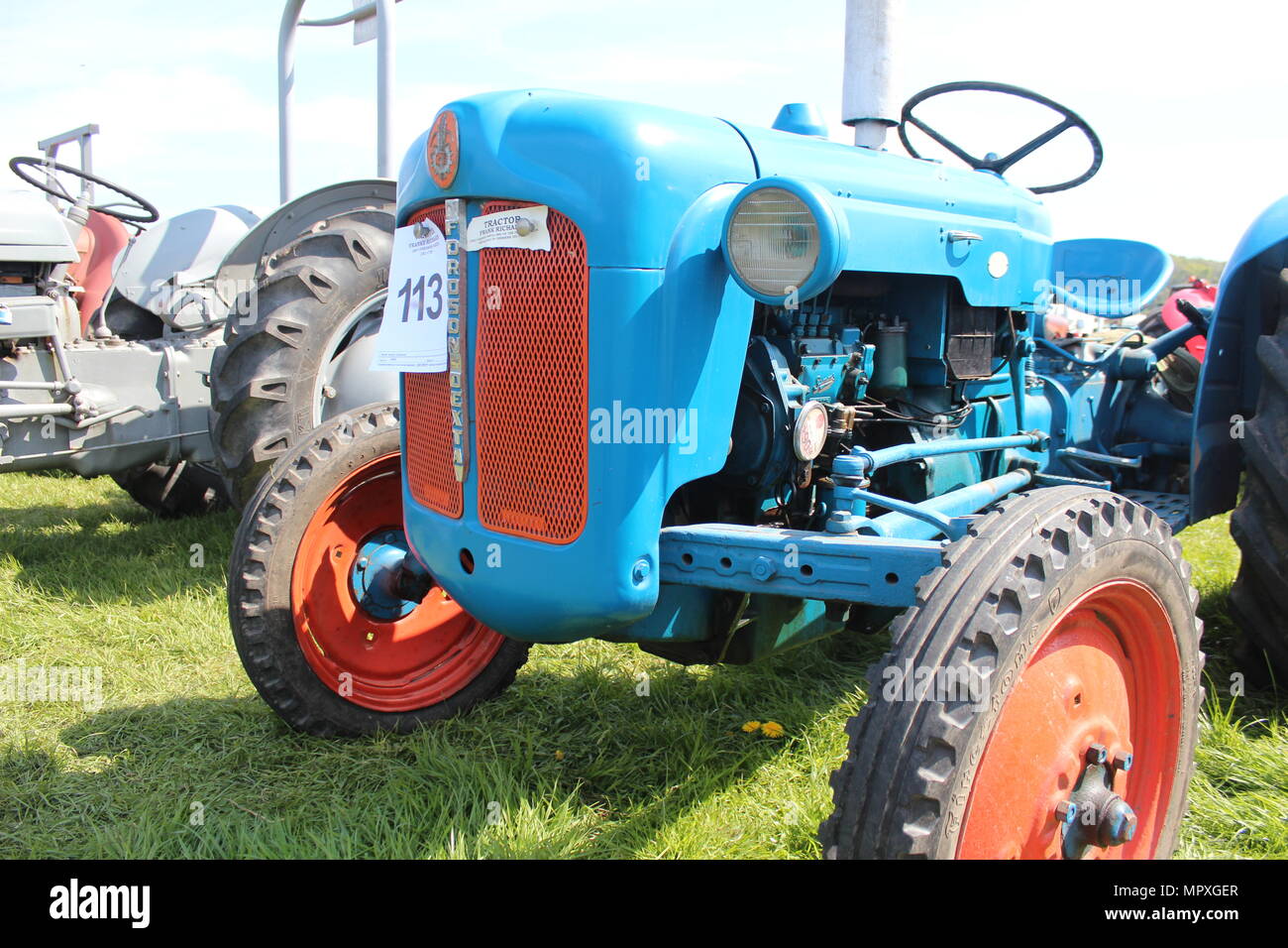 Vintage Tractors Show Llandudno Wales Stock Photo - Alamy