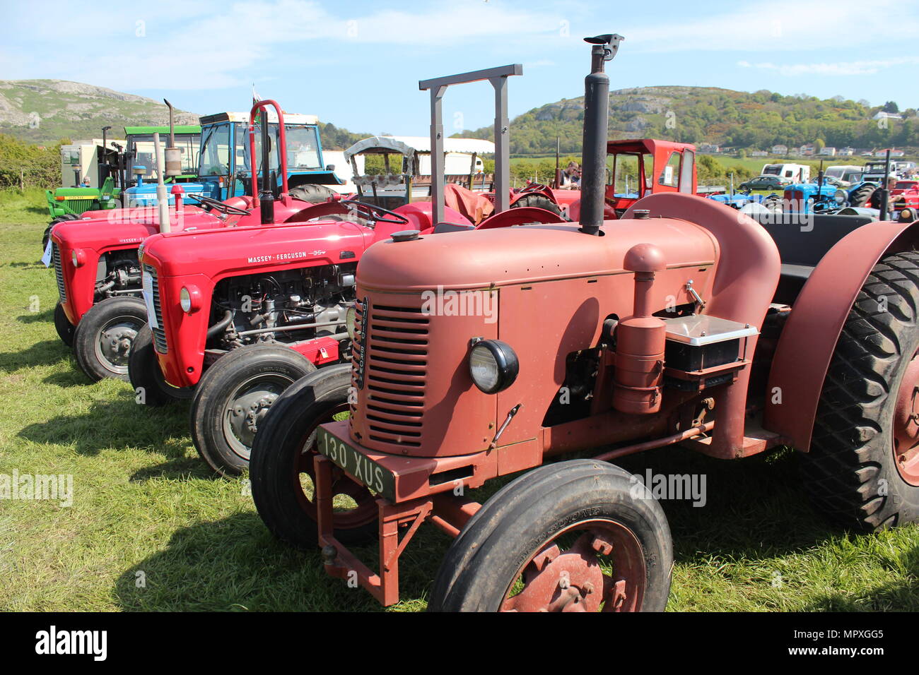 Vintage Tractors Show Llandudno Wales Stock Photo - Alamy