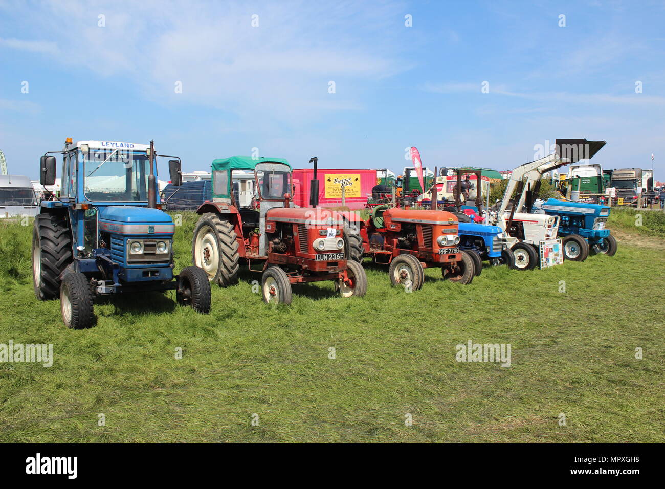 Vintage Tractors Show Llandudno Wales Stock Photo - Alamy
