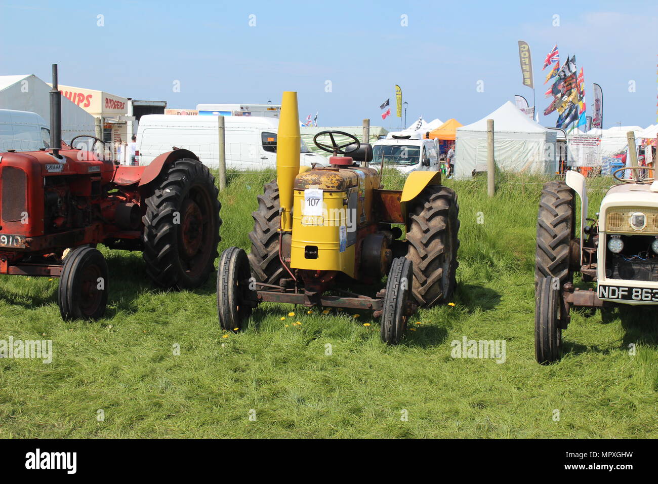 Vintage Tractors Show Llandudno Wales Stock Photo - Alamy