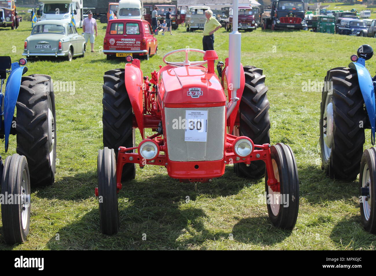 Vintage Tractors Show Llandudno Wales Stock Photo - Alamy